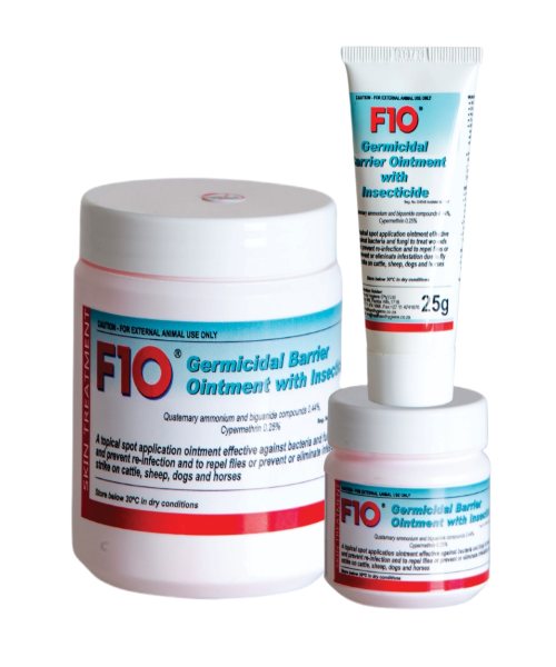 F10 Germicidal Barrier Ointment & Insecticide – The Pet & Tack Shop