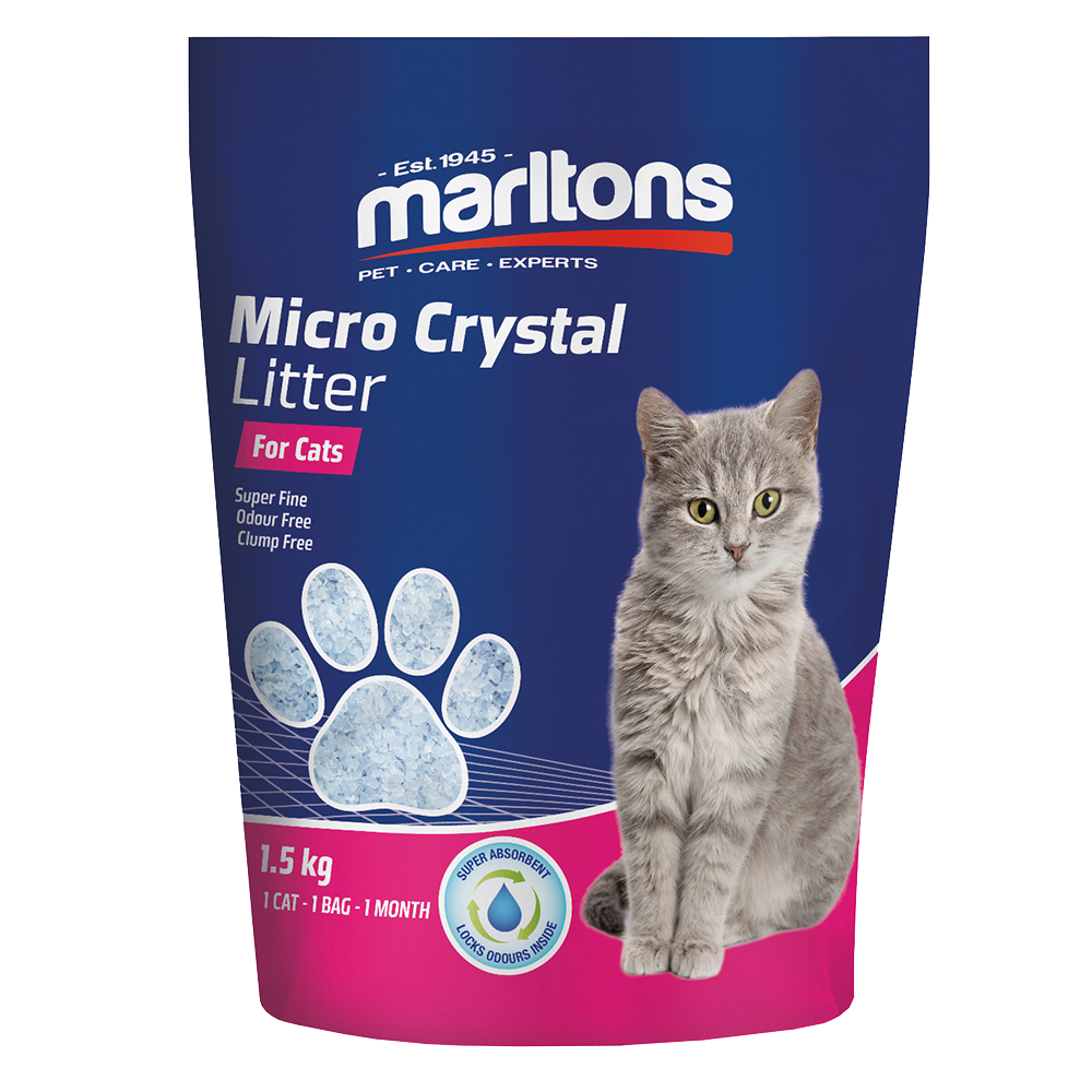 Marltons Cat Litter Micro Crystals 1.5Kg – The Pet & Tack Shop