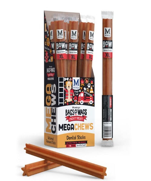 Montego Bags O Wags Mega Chews Dental Stick Dog Treats – The Pet & Tack ...