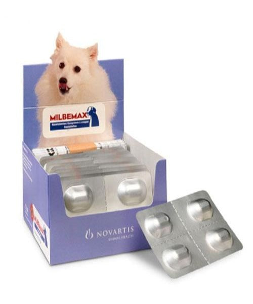 Milbemax Chewable Deworming Tablets for Small Dogs 1-5 KG'S 12X4'S (48 ...