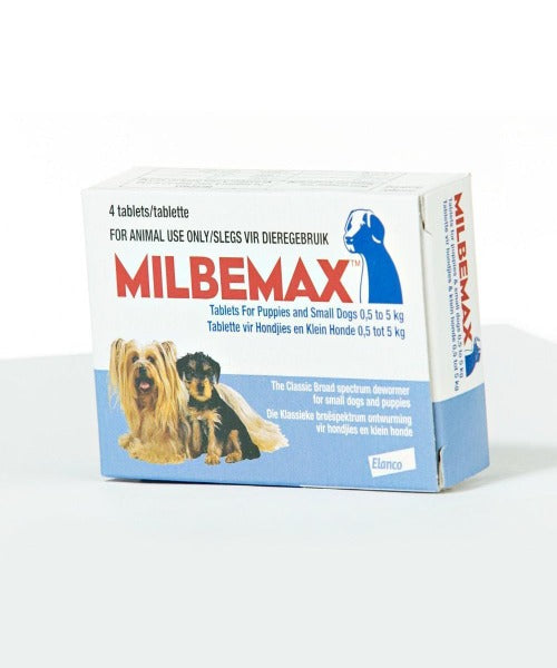 Milbemax Classic Deworming Tablets for Puppies & Small Dogs 0.5-5KG 4 ...