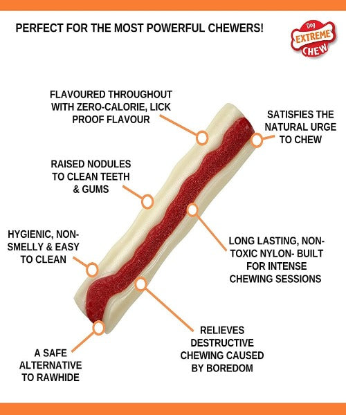 Nylabone Extreme Chew Rawhide Roll Dow Chewing Toy – The Pet & Tack Shop