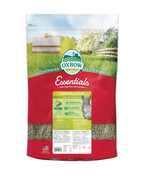 Oxbow Essentials Chinchilla Small Pet Food – The Pet & Tack Shop