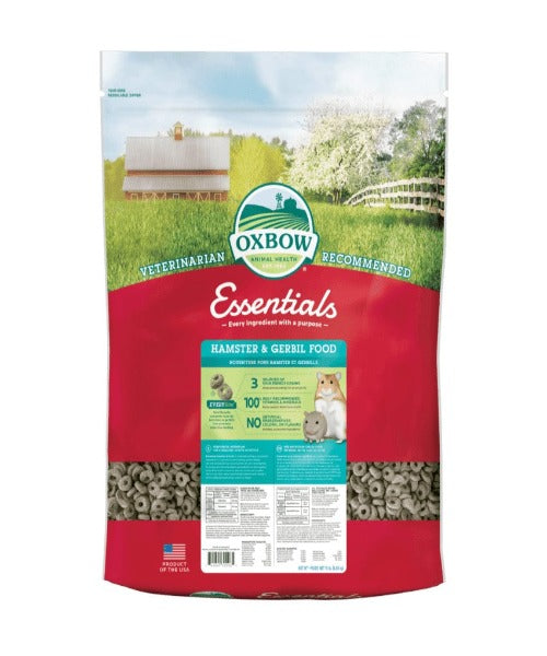 Oxbow Essentials Hamster & Gerbil Food – The Pet & Tack Shop