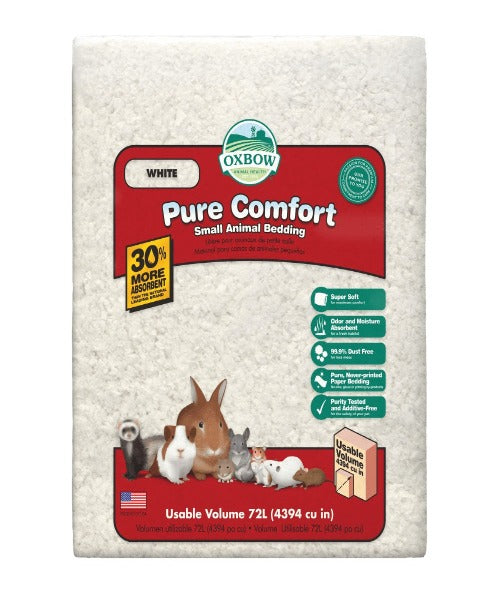 Oxbow Pure Comfort White Bedding – The Pet & Tack Shop