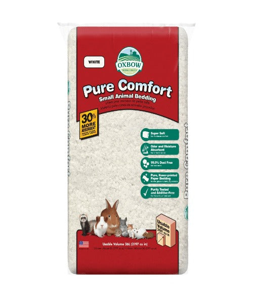 Oxbow Pure Comfort White Bedding – The Pet & Tack Shop