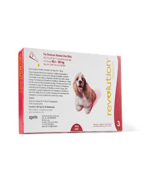 REVOLUTION DOG 10.1-20KG RED – The Pet & Tack Shop