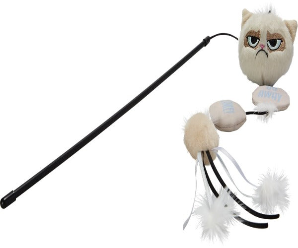 Rosewood Grumpy Cat Annoying Plush Cat Wand – The Pet & Tack Shop