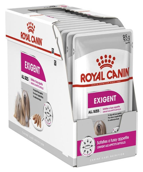 Royal Canin Exigent Loaf Adult Wet Dog Food Pouches - 12 x 85g – The ...