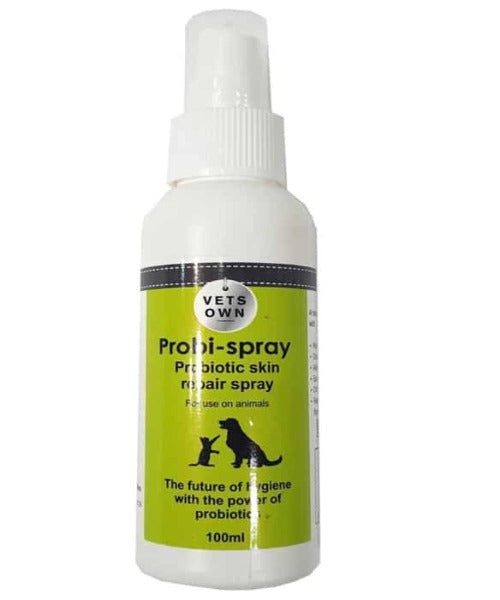 Vets Own Probi-Spray Skin Treatment for Pets 100ml – The Pet & Tack Shop