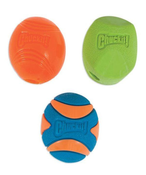 Chuckit! Fetch Medley Gen2 - Medium 3 Pack – The Pet & Tack Shop
