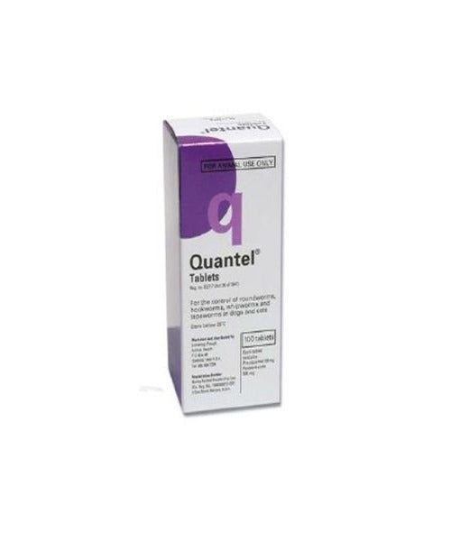 Quantel Dewormer Treatment Tablets For Cats & Dogs 100'S – The Pet ...