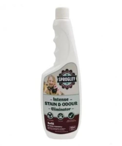Sprogley INTENSE Stain & Odour Eliminator Spray Refill 750ml – The Pet ...